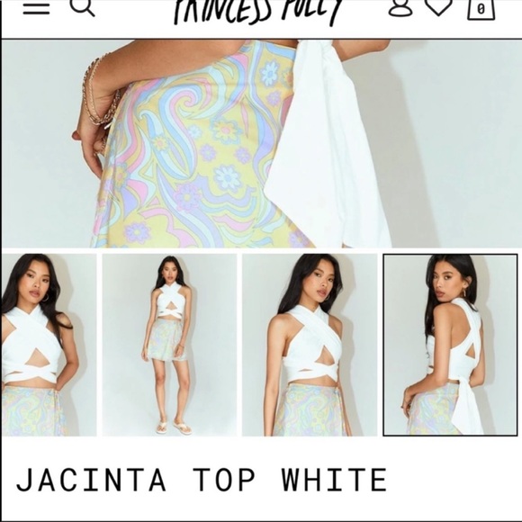 Princess Polly | Tops | Princess Polly Jacinta Top White Nwot | Poshmark
